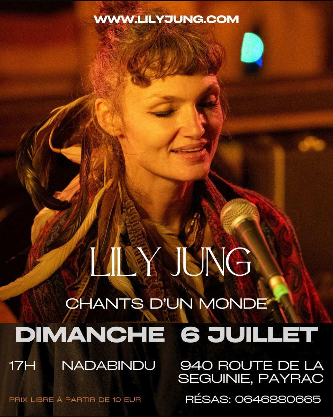 Concert Lily Jung à Payrac (Payrac) | Tourisme Lot
